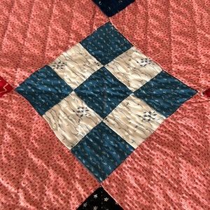 Bedding | Vintage Circa 189s Nine Patch On Point Quilt | Poshmark